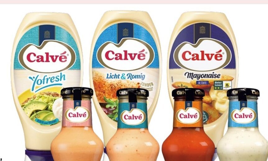 Calvé Keuze uit Yofresh , Licht & Romig en volvet Mayonause aanbieding ...