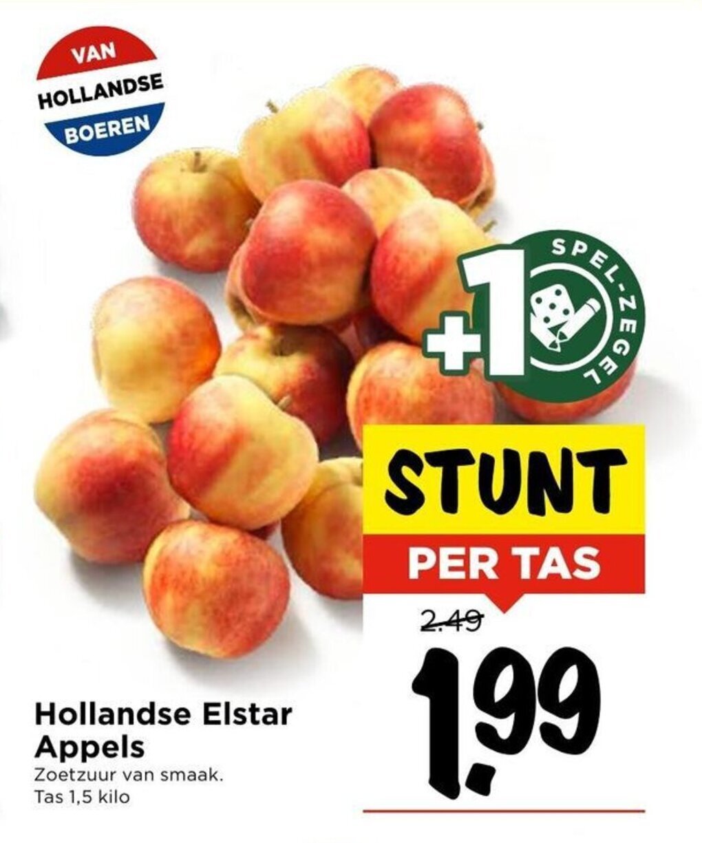 Hollandse Elstar Appels aanbieding bij Vomar