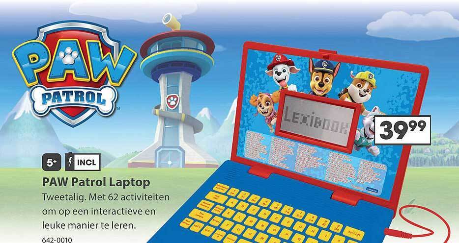 Paw patrol laptop aanbieding bij Top1Toys