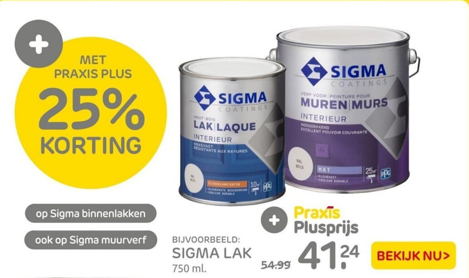 Sigma Lak 750ML aanbieding bij Praxis