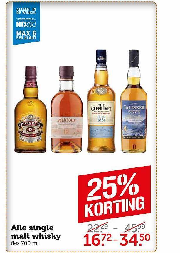 Alle single malt whisky aanbieding bij Coop