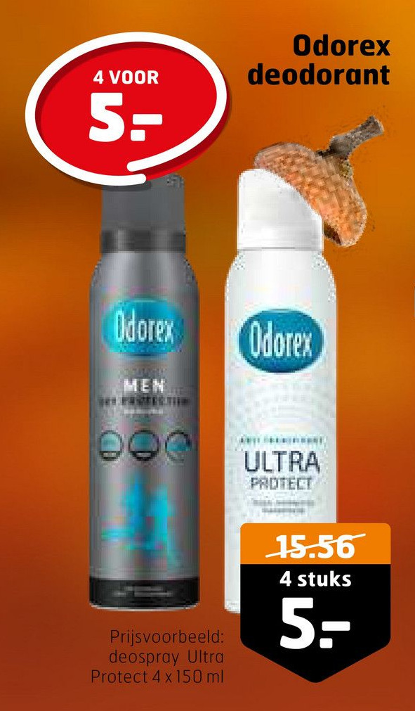 Odorex deodorant aanbieding bij Trekpleister
