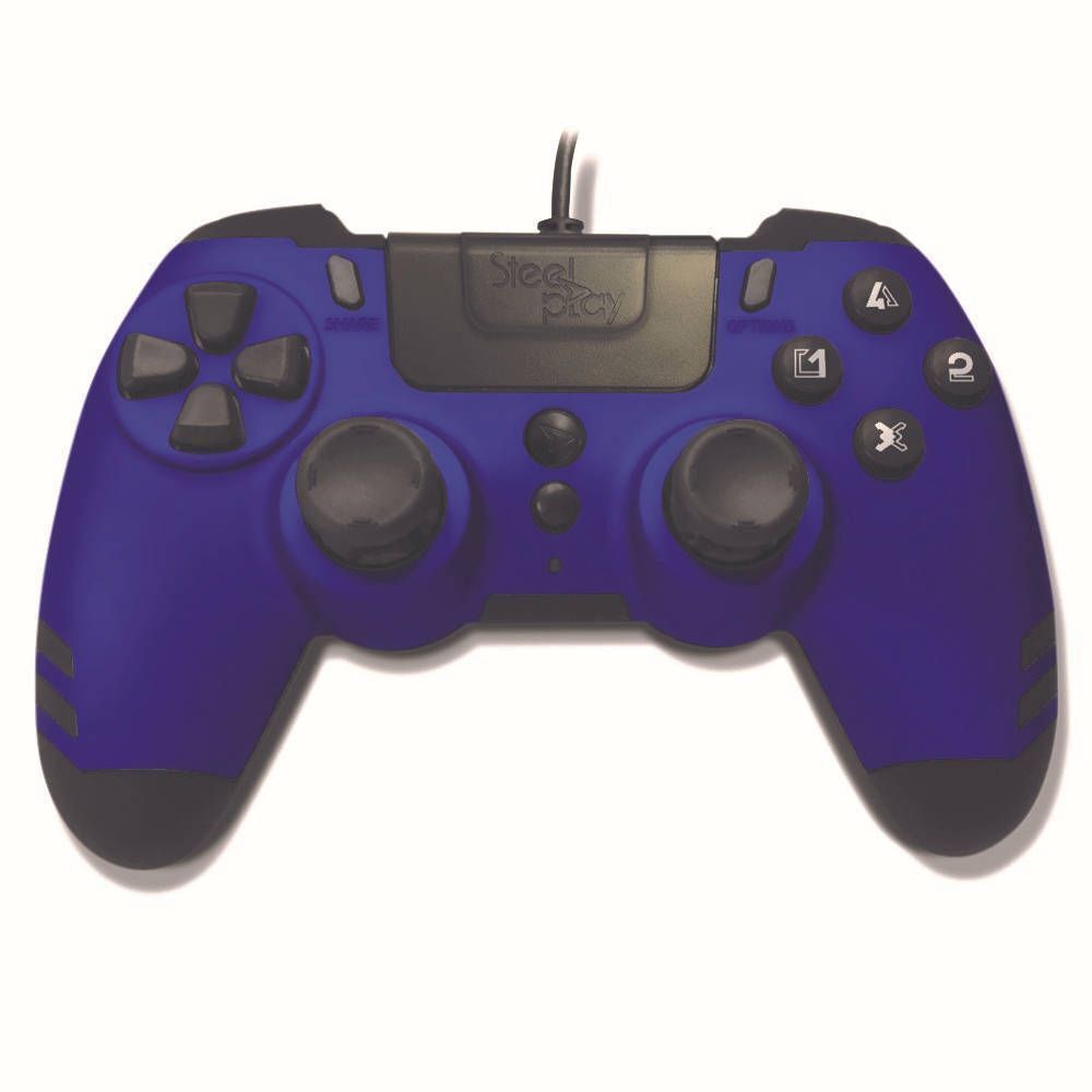 Steelplay metaltech controller - blauw aanbieding bij Intertoys