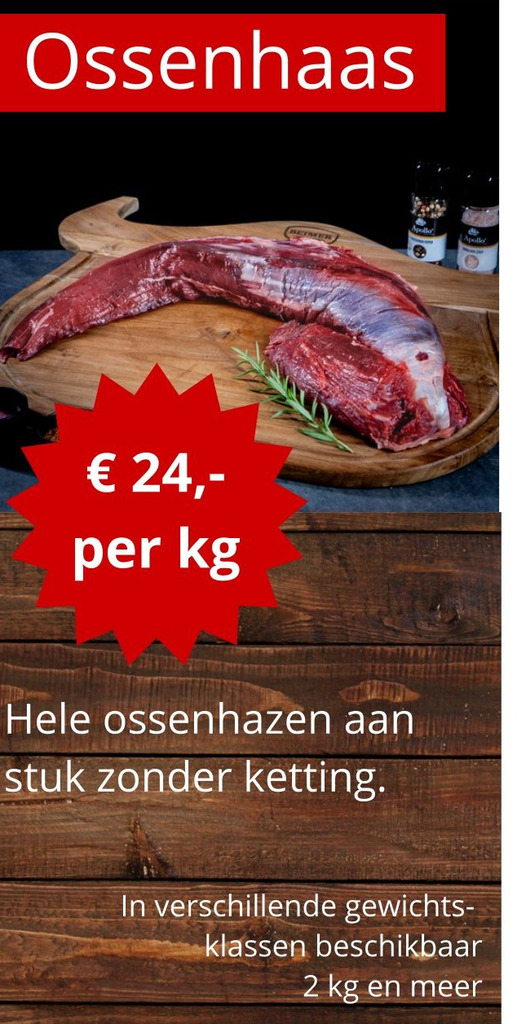 Ossenhaas aanbieding bij Beimer
