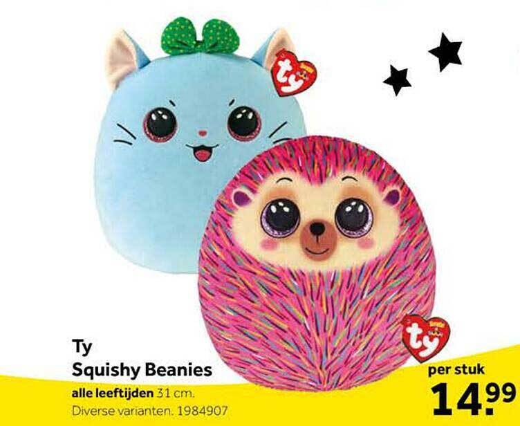 Ty squishy beanies aanbieding bij Intertoys