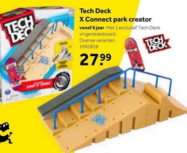 Tech deck x connect park creator aanbieding bij Intertoys