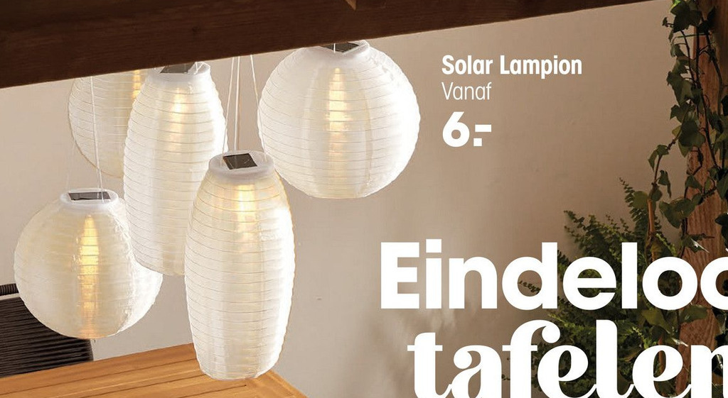 Solar Lampion aanbieding bij Kwantum