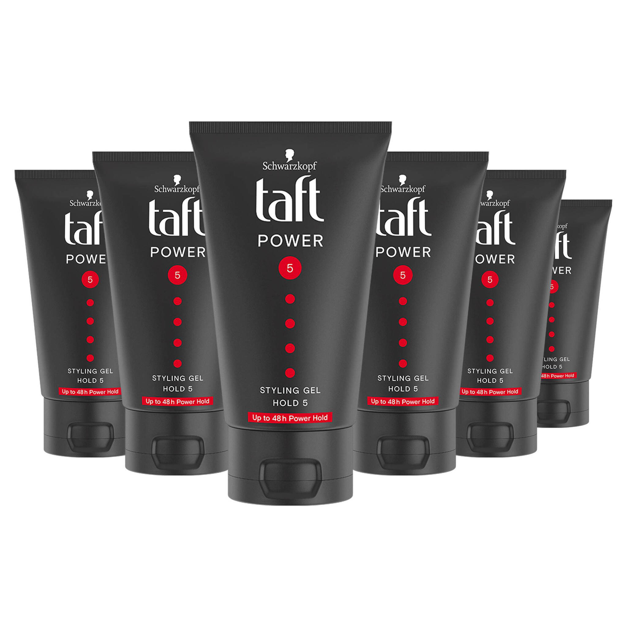 Schwarzkopf taft power gel tube - 6 x 150 ml - ... aanbieding bij Wehkamp