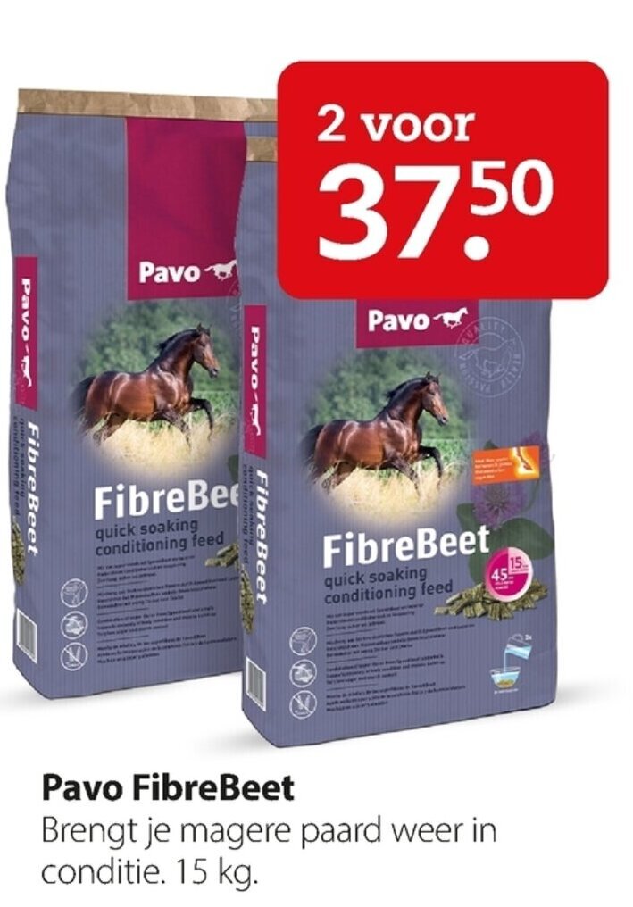Pavo fibrebeet aanbieding bij Boerenbond