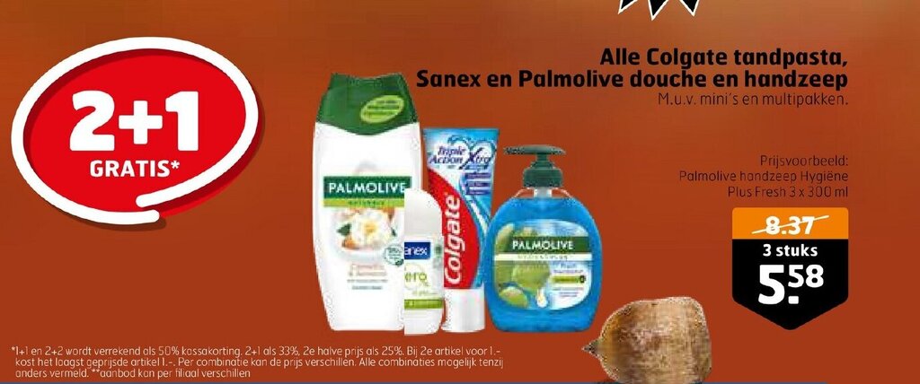 Alle Colgate tandpasta, Sanex en Palmolive douche en handzeep 3 stuks 2 ...