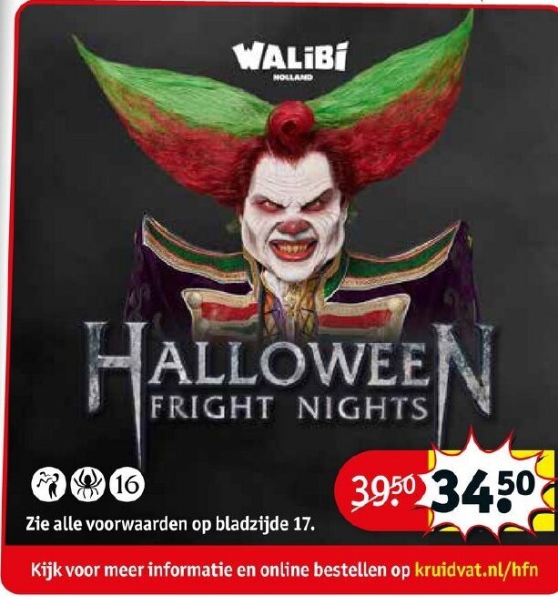 Walibi Holland aanbieding bij Kruidvat