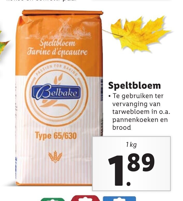 Speltbloem 1kg aanbieding bij Lidl