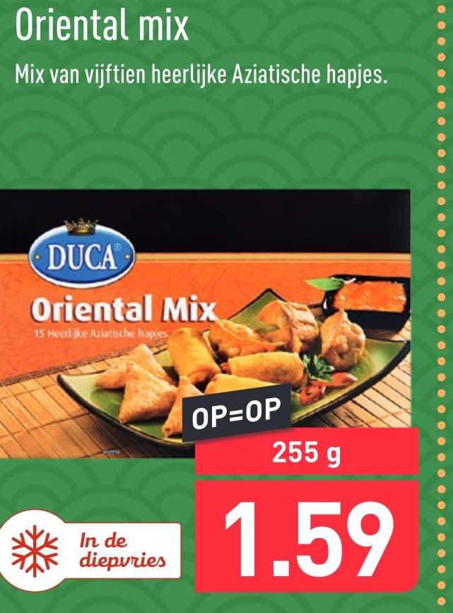 Oriental mix 255g aanbieding bij ALDI