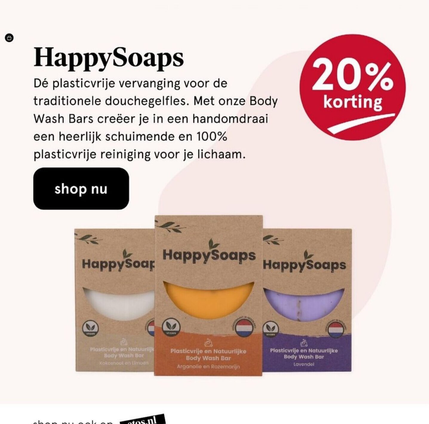 HappySoaps aanbieding bij Etos
