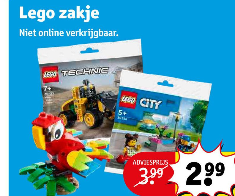 Lego zakie aanbieding bij Kruidvat