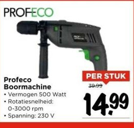 Profeco boormachine aanbieding bij Vomar