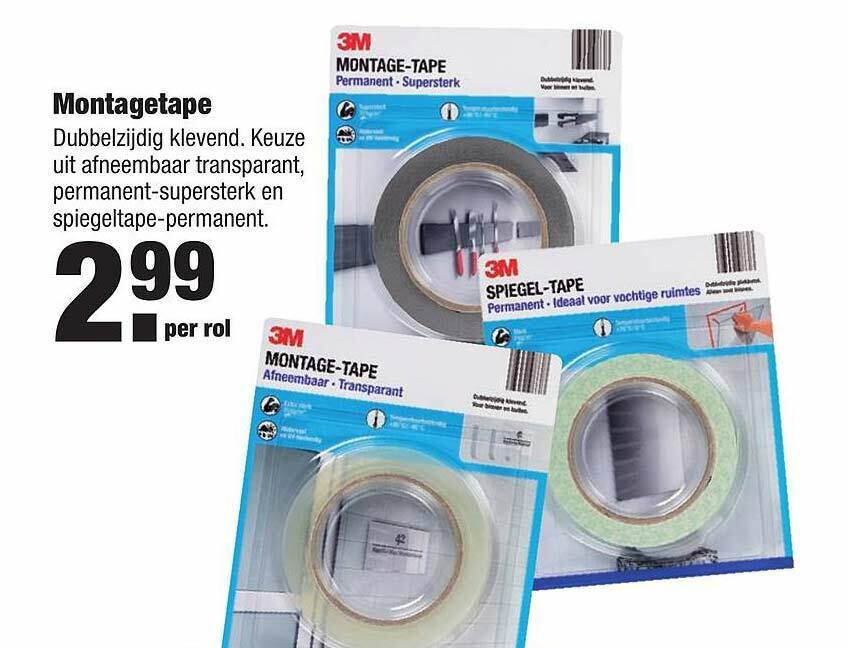 Montagetape aanbieding bij ALDI