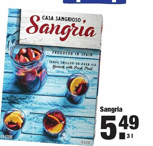 Sangria 1 L aanbieding bij ALDI
