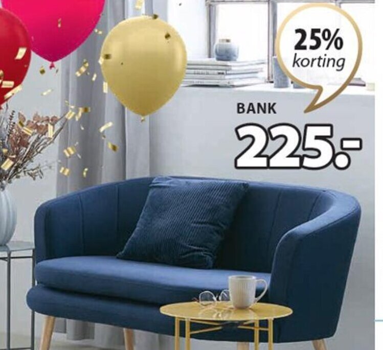 Gistrup bank B136xH75xD79CM aanbieding bij Jysk