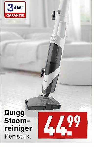 Quigg stoomreiniger aanbieding bij ALDI