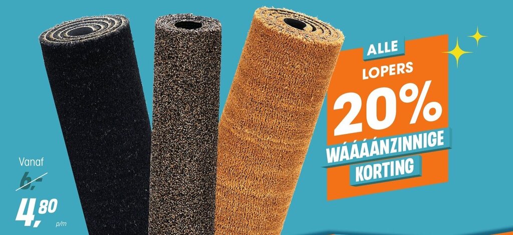 Alle lopers aanbieding bij Kwantum