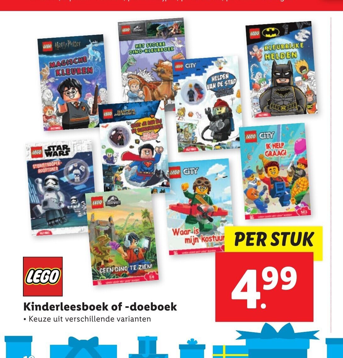 Kinderleesboek of -doeboek aanbieding bij Lidl