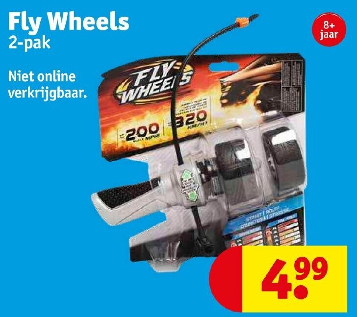 Fly wheels aanbieding bij Kruidvat