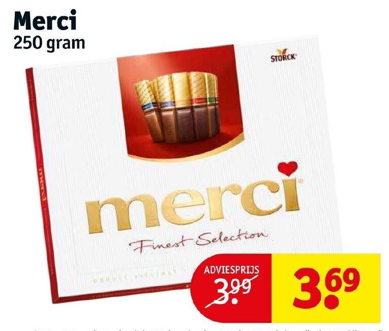 Merci 250g aanbieding bij Kruidvat