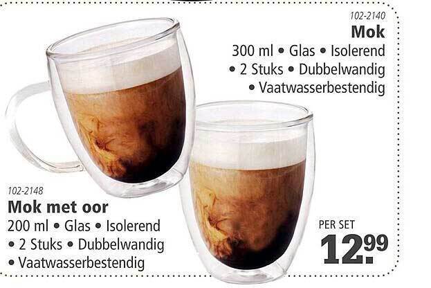 Mok met oor of mok aanbieding bij Marskramer