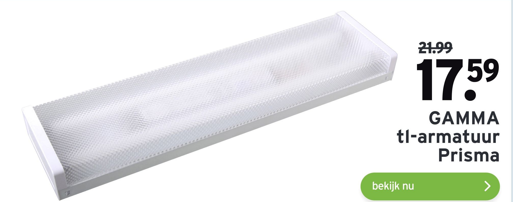 GAMMA tl-armatuur Prisma aanbieding bij GAMMA