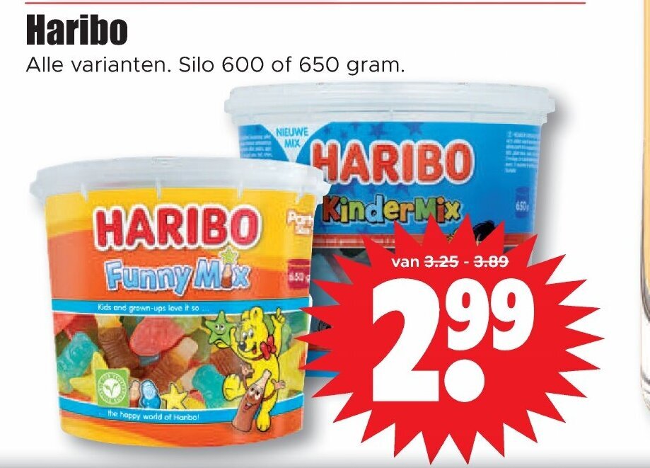 Haribo aanbieding bij Dirk