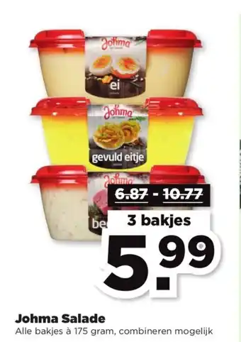 Johma Salade 175 gram aanbieding bij PLUS