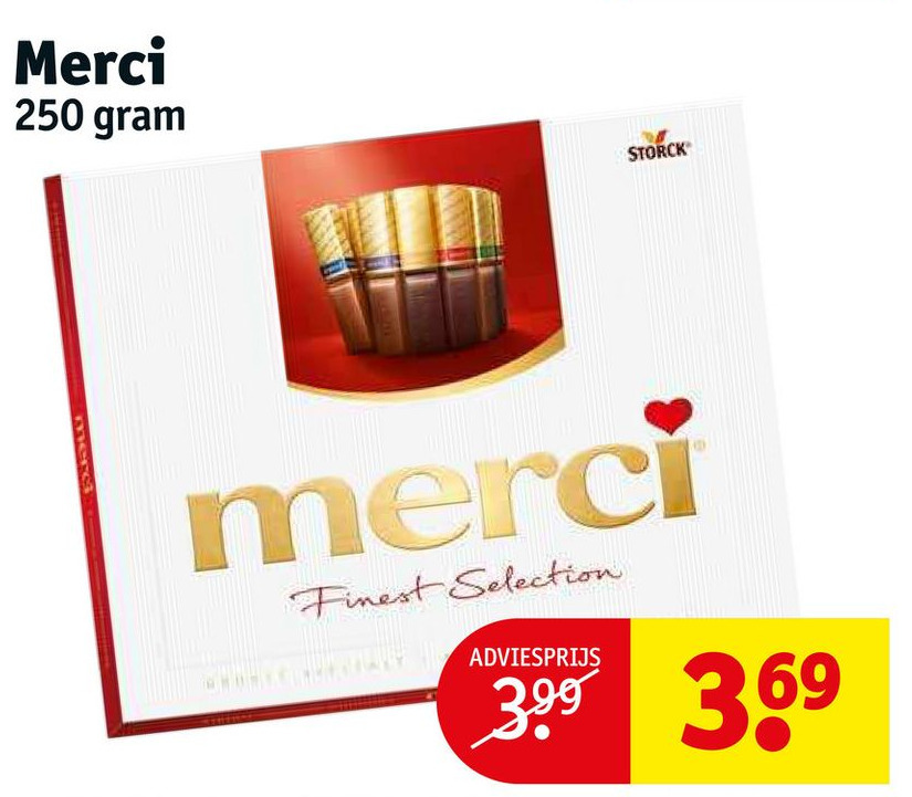 Merci aanbieding bij Kruidvat
