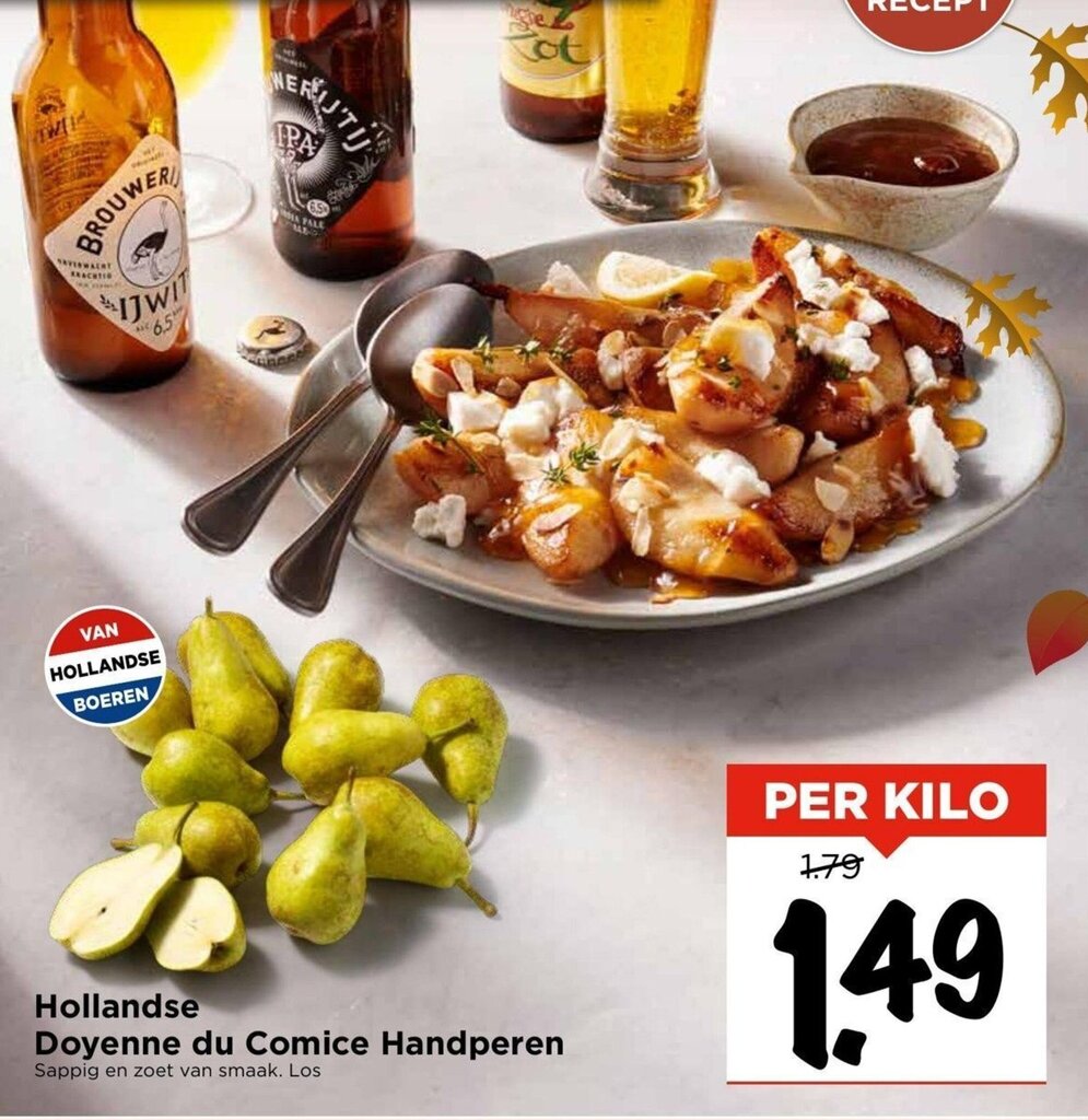 Hollandse doyenne du comice handperen aanbieding bij Vomar Voordeelmarkt