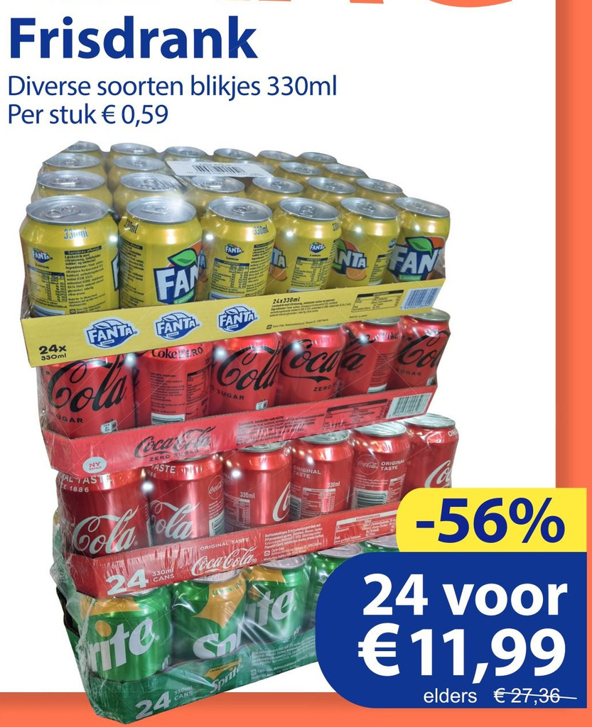 Frisdrank aanbieding bij Die Grenze