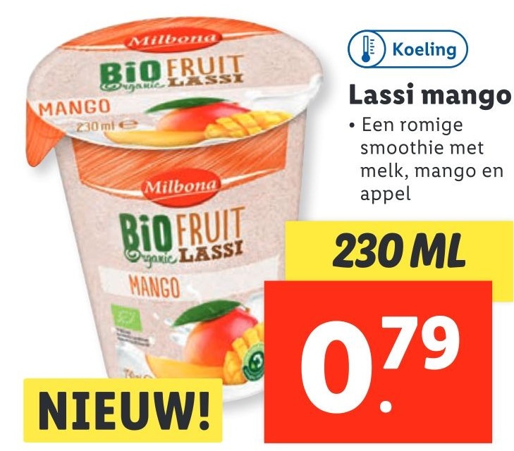 Lassi mango aanbieding bij Lidl