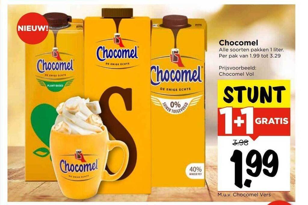 Chocomel aanbieding bij Vomar Voordeelmarkt