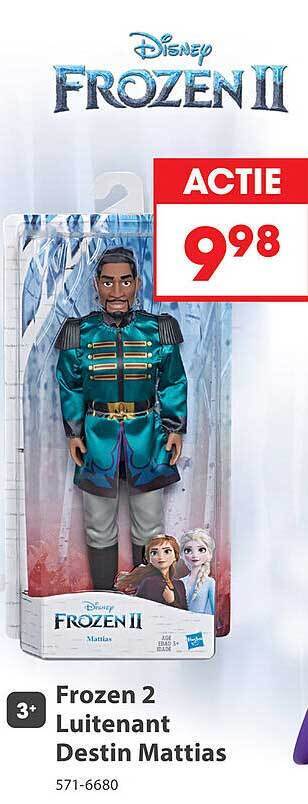 Frozen 2 luitenant destin mattias aanbieding bij Top1Toys