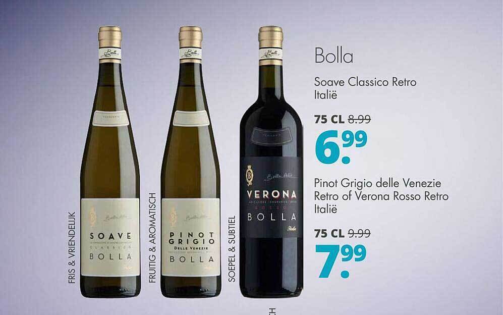 Bolla saave classico retro, pinot grigio delle venezie retro of verona ...