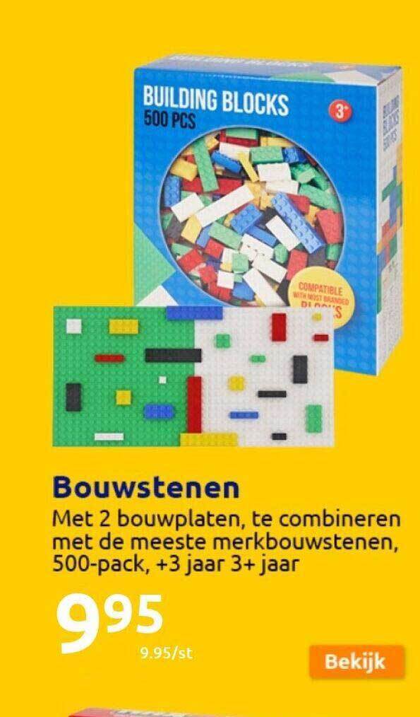 Bouwstenen aanbieding bij Action