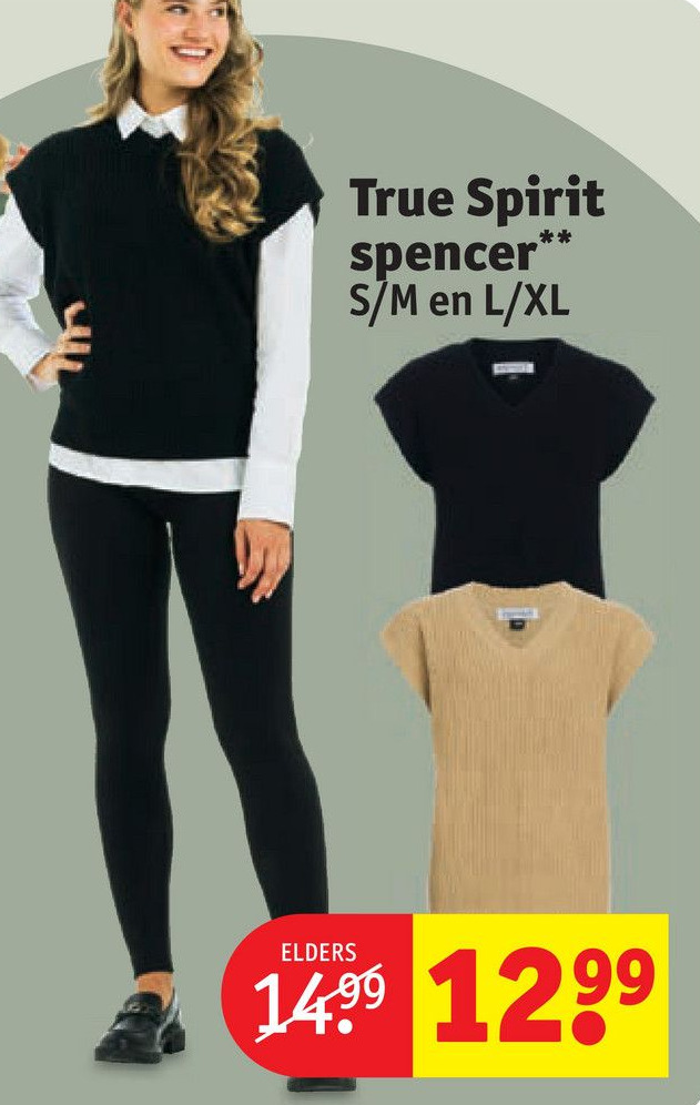 True spirit spencer** aanbieding bij Kruidvat