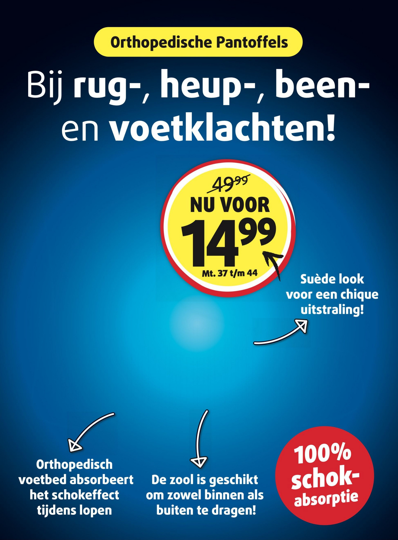 Orthopedische pantoffels bij rug-, heup-, been- en voetklachten ...