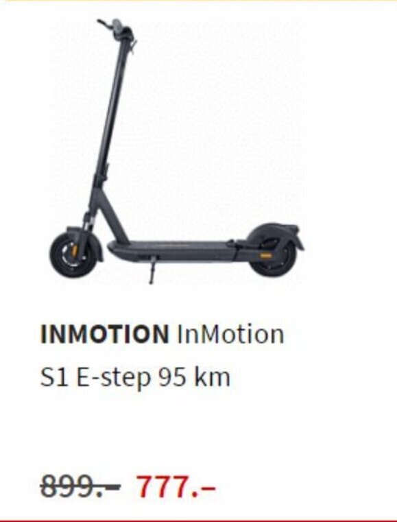 Inmotion S1 E-step 95km aanbieding bij MediaMarkt