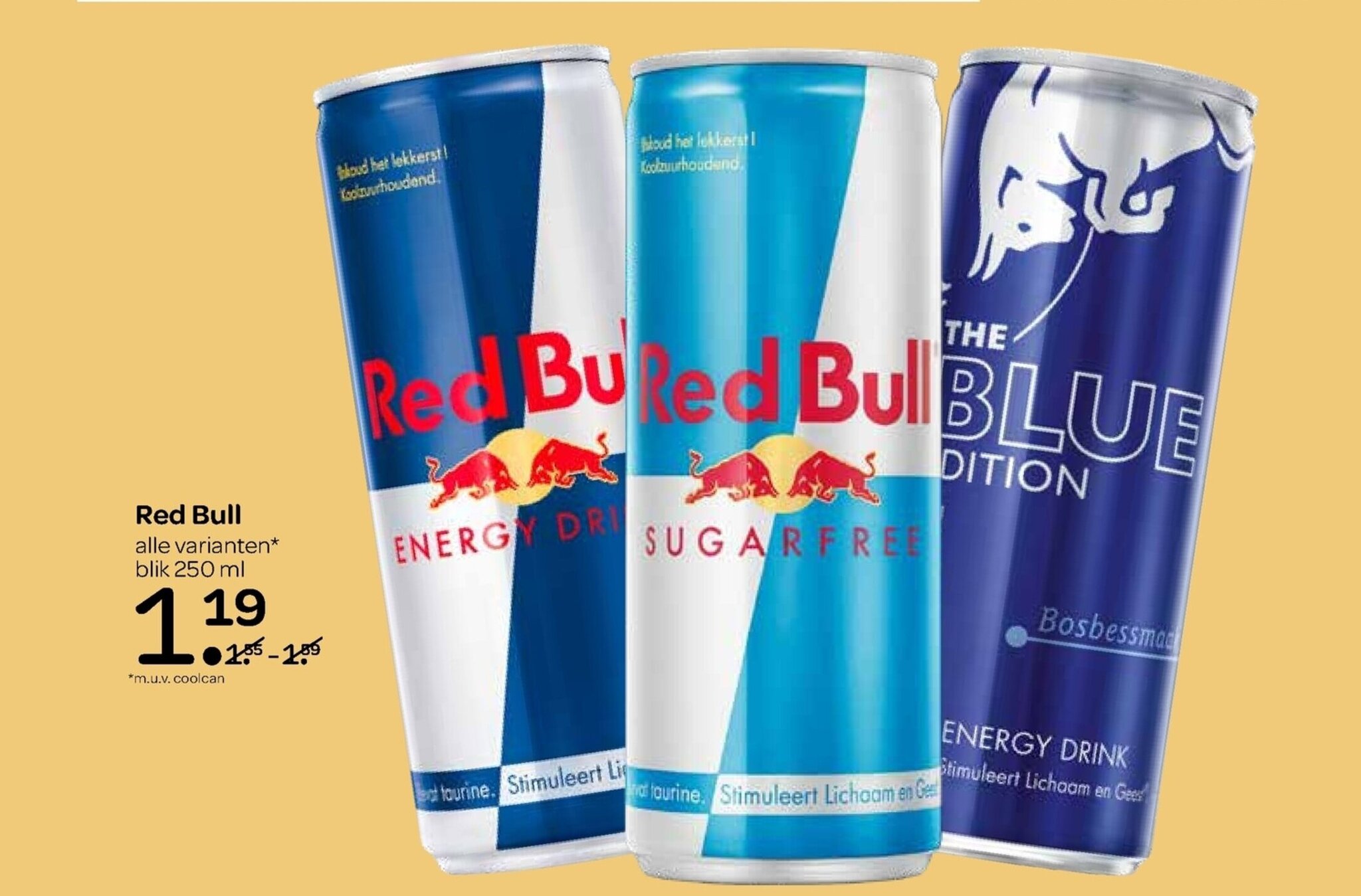 Red Bull 250 ml aanbieding bij Spar