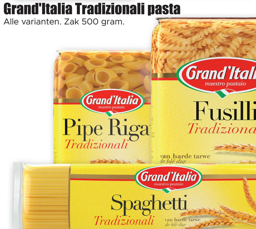 Grand'italia tradizionali pasta aanbieding bij Dirk