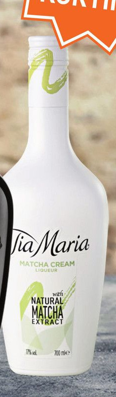 Tia Maria Matcha Cream Liqueur 70CL Overig aanbieding bij Gall & Gall