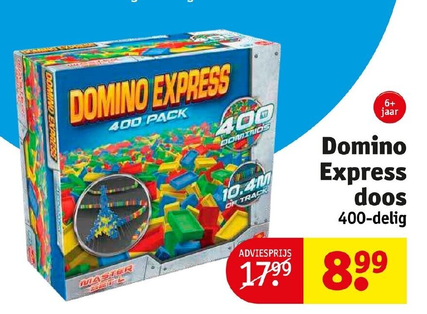 Domino Express doos 400 delig aanbieding bij Kruidvat