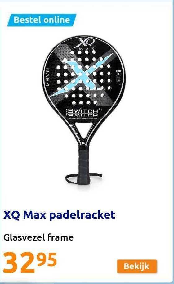 Xq max padelracket aanbieding bij Action