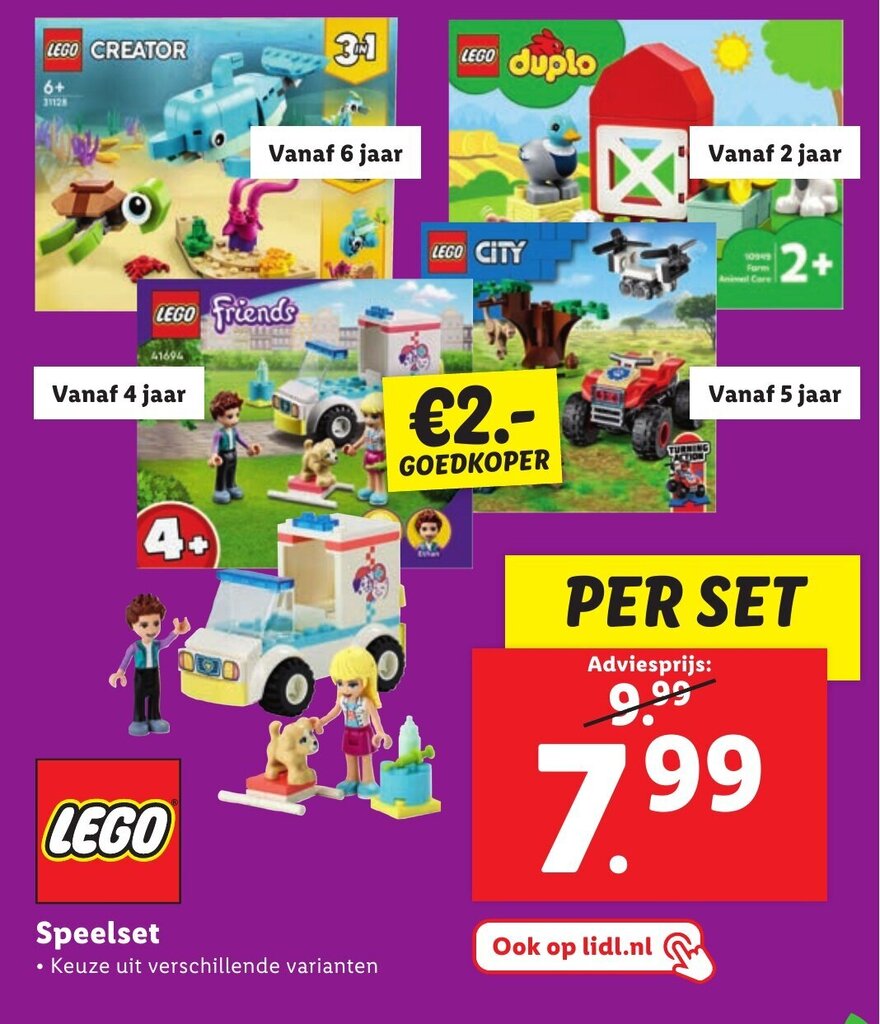 Lego speelse aanbieding bij Lidl