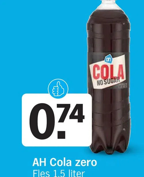 Ah cola zero aanbieding bij Albert Heijn